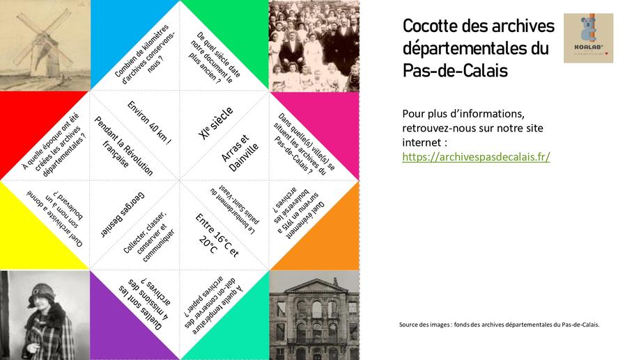 Cocottes en papier - Jeux des archives - Service éducatif - Découvrir ...